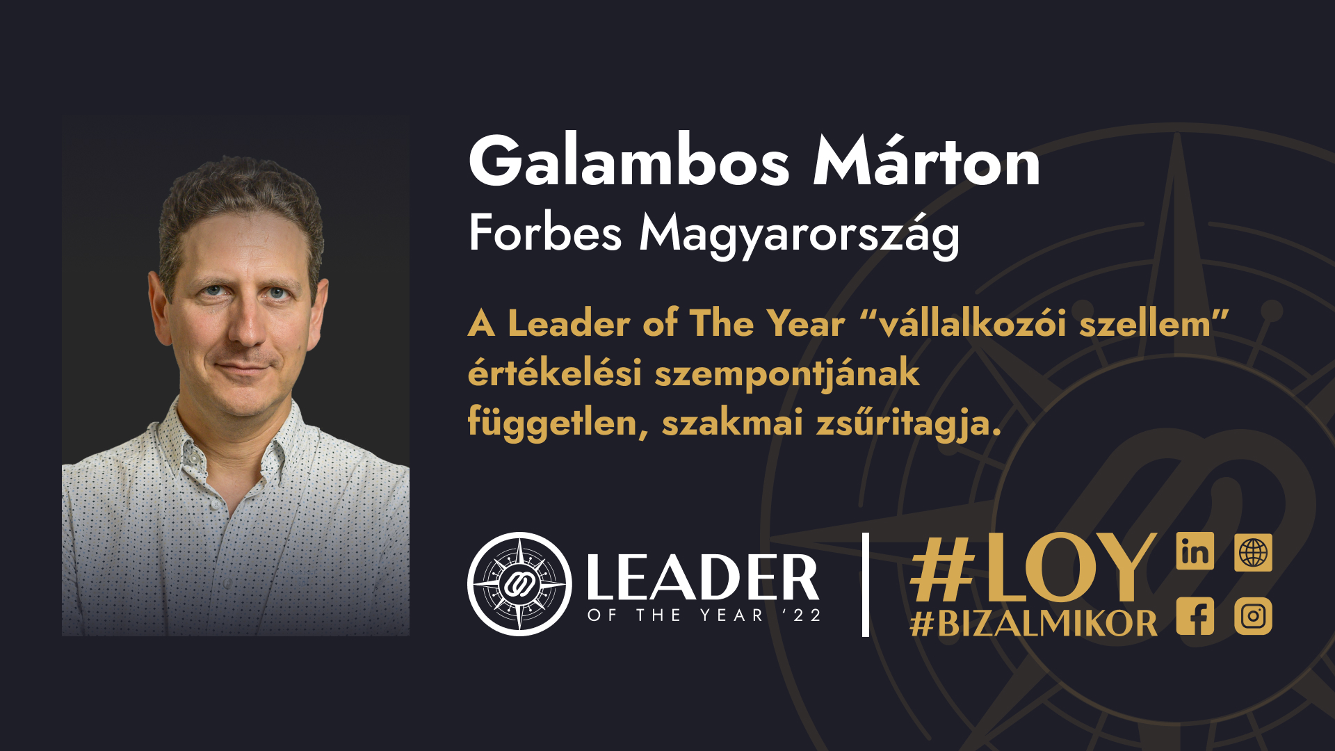 Leader of The Year - Galambos Márton, Forbes