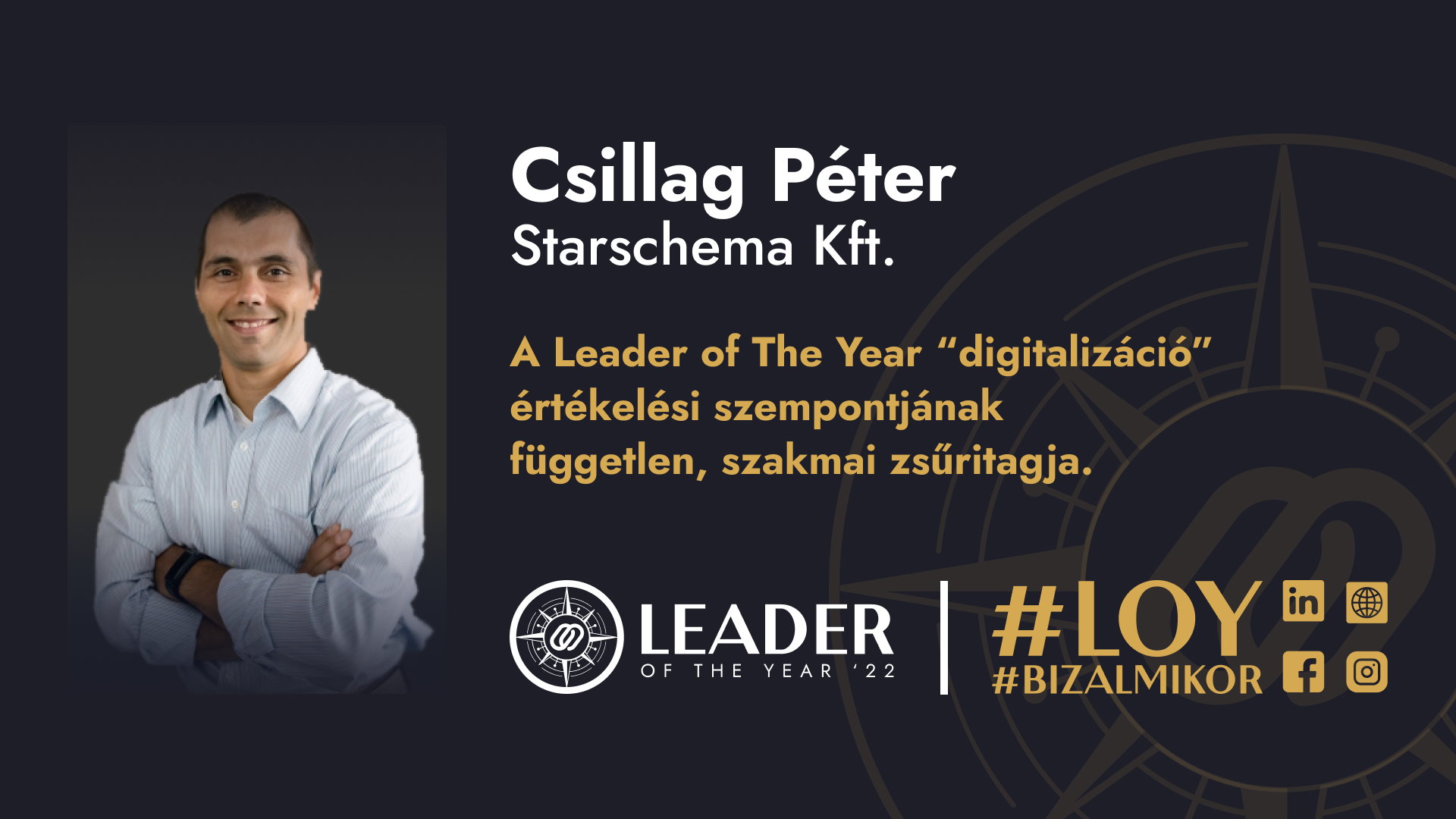Leader of The Year - Csillag Péter, Starschema Kft.